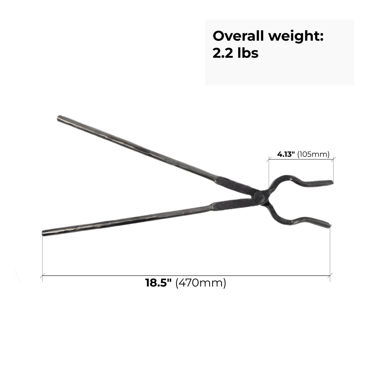 Blacksmith Tongs for round blanks | Premium blacksmith tools