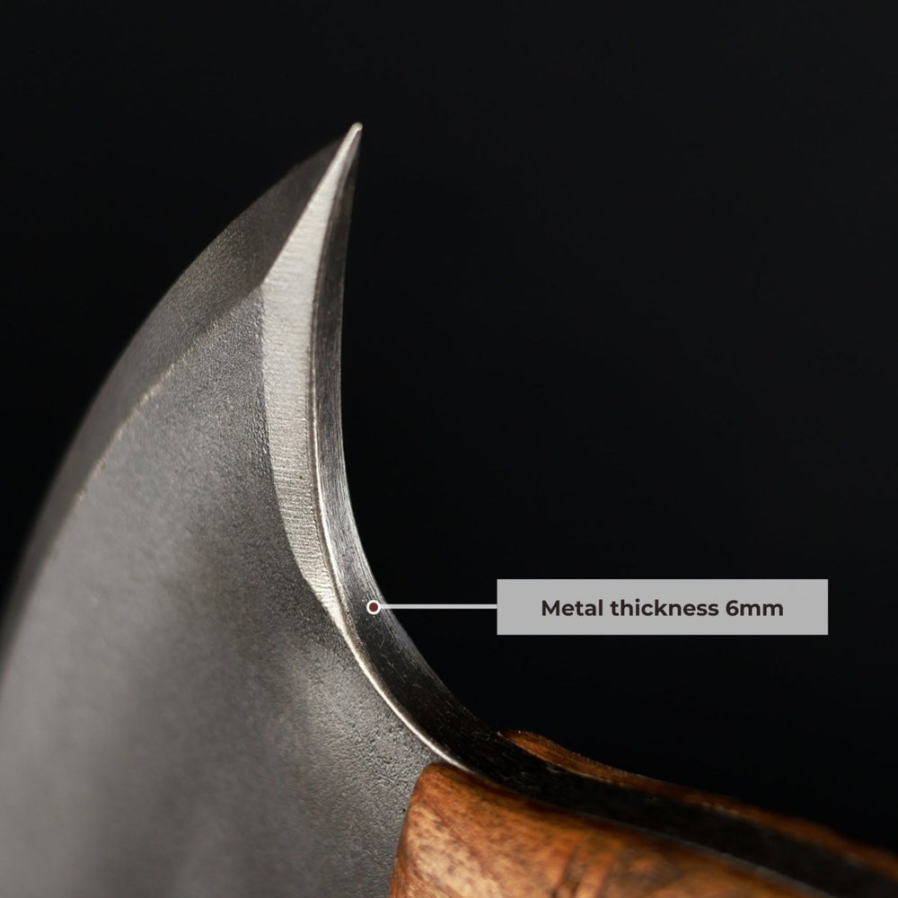 Compact tomahawk "NIKIDO" with engraved handle