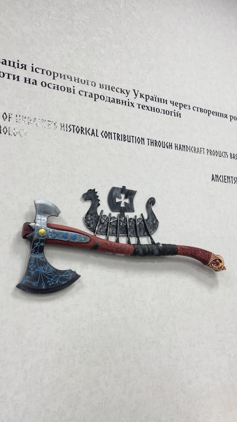 Leviathan wall mount for big axes