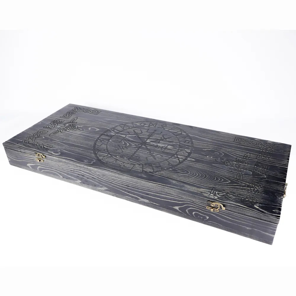 Runic wooden box for bigger Leviathan axe