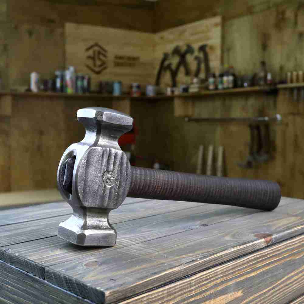 Square Circle Rounding Hammer for blacksmithing