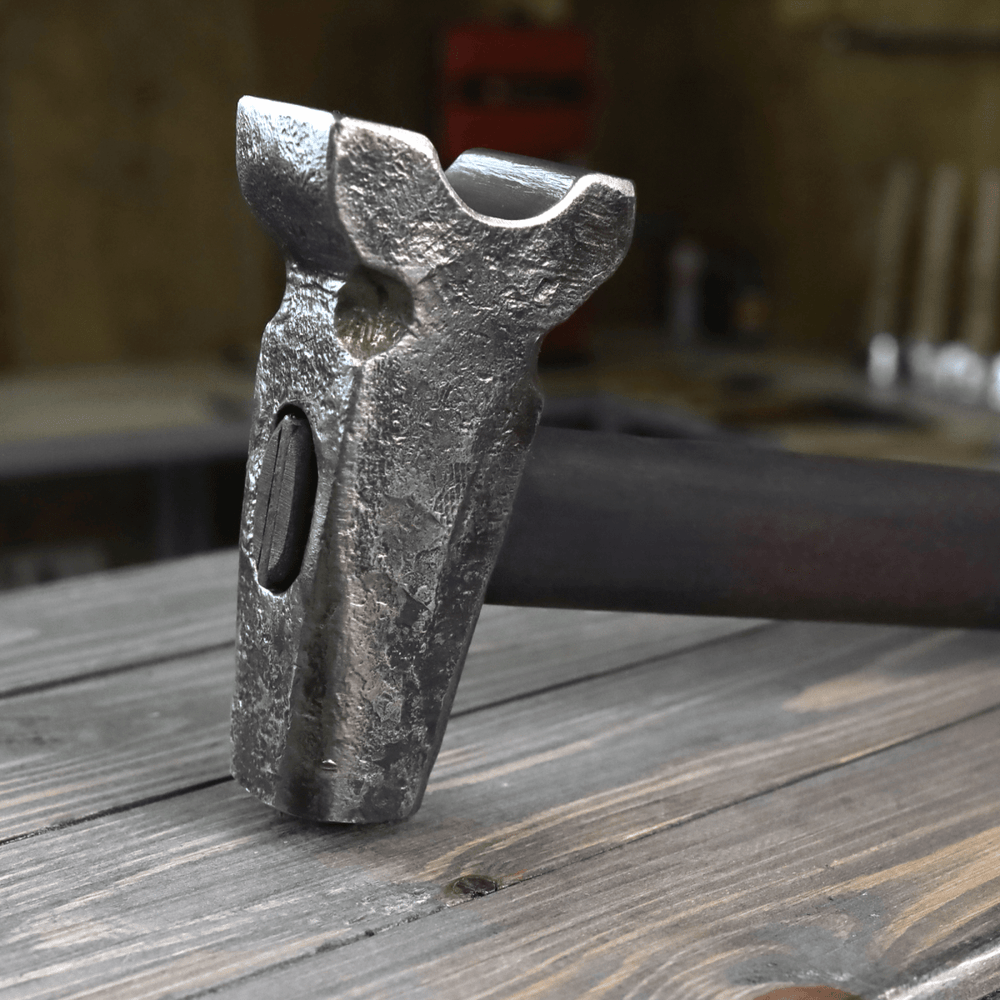 Top swage hammer with different work zones