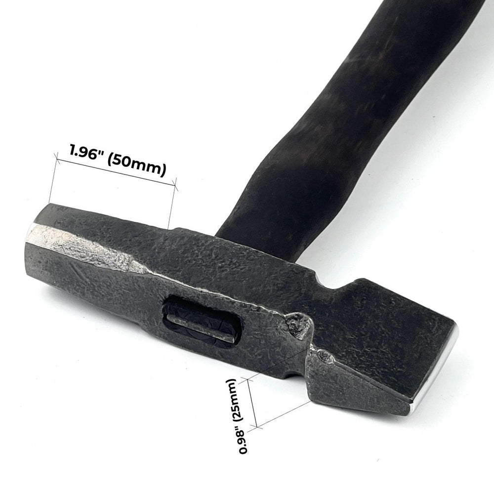 Blacksmiths top fuller hammer 2.4lbs - Premium blacksmithing tools