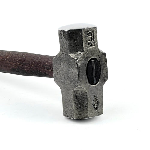 Double headed round hammer with round flat faces - Blacksmith′s flat s