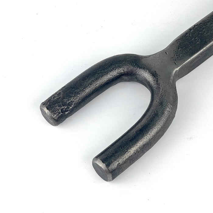 Hand forged blacksmith bending fork premium anvil tool