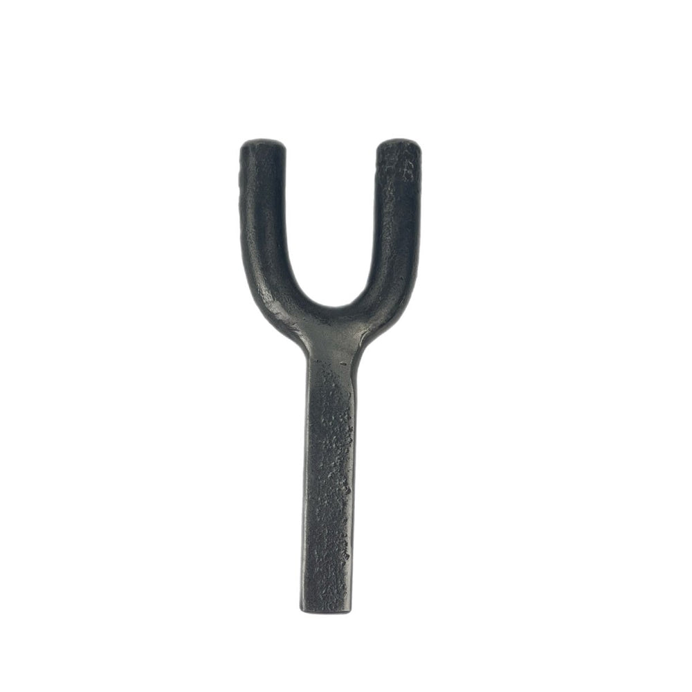 Hand forged blacksmith bending fork premium anvil tool