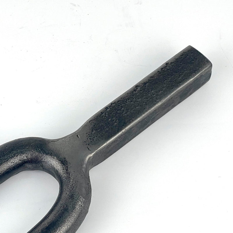 Hand forged blacksmith bending fork premium anvil tool
