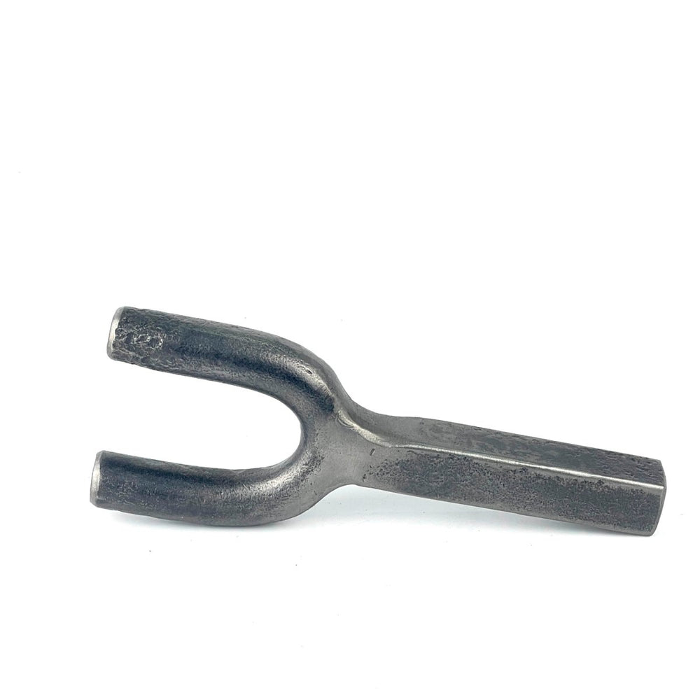 Hand forged blacksmith bending fork premium anvil tool