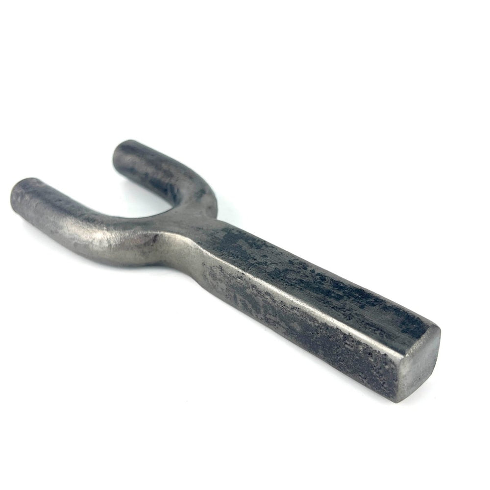 Hand forged blacksmith bending fork premium anvil tool