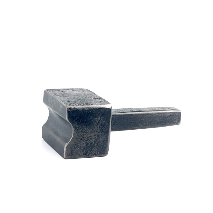 Hand-forged blacksmith bottom round swage - high-quality anvil tool