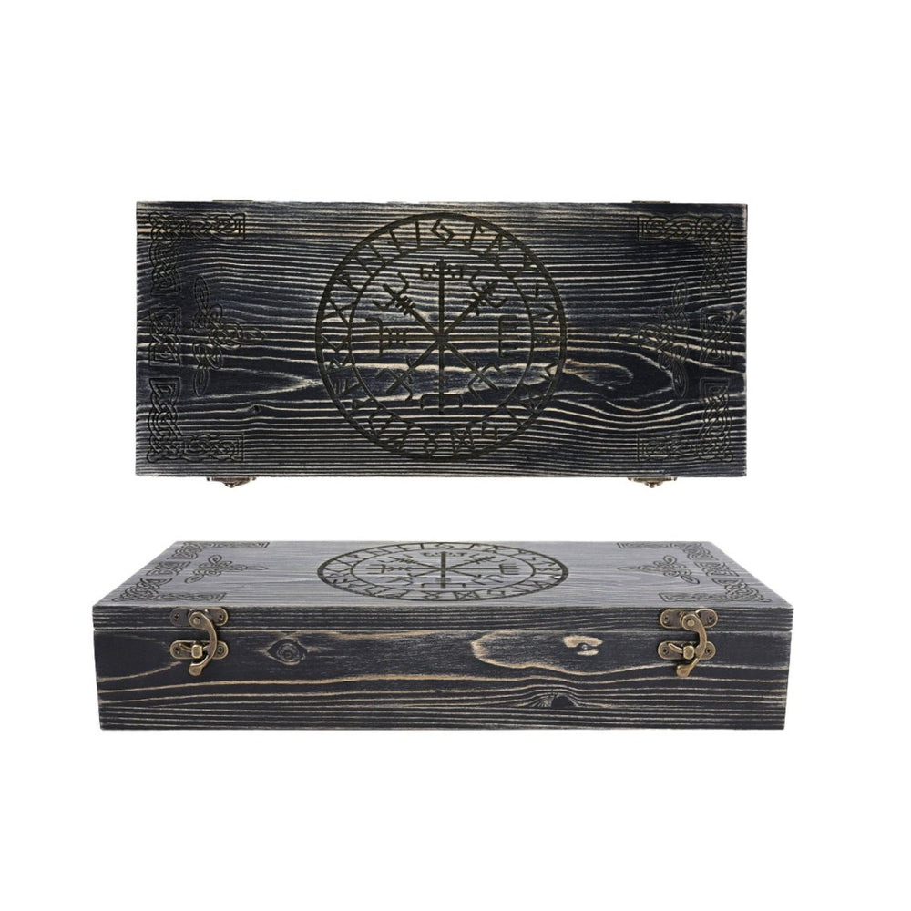Runic Wooden Gift Box №6