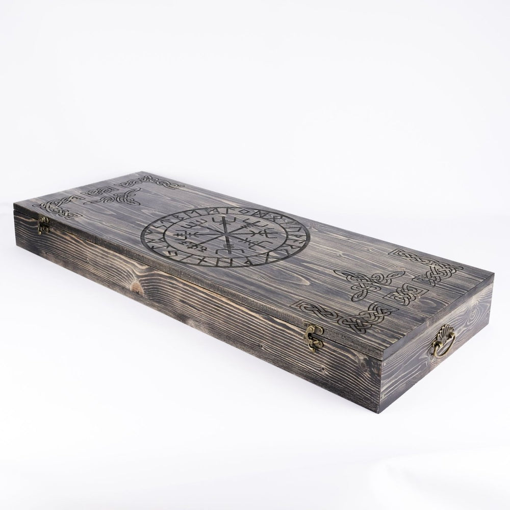 Handmade Nordic Wooden Box for Kratos Axe | Box for Axe