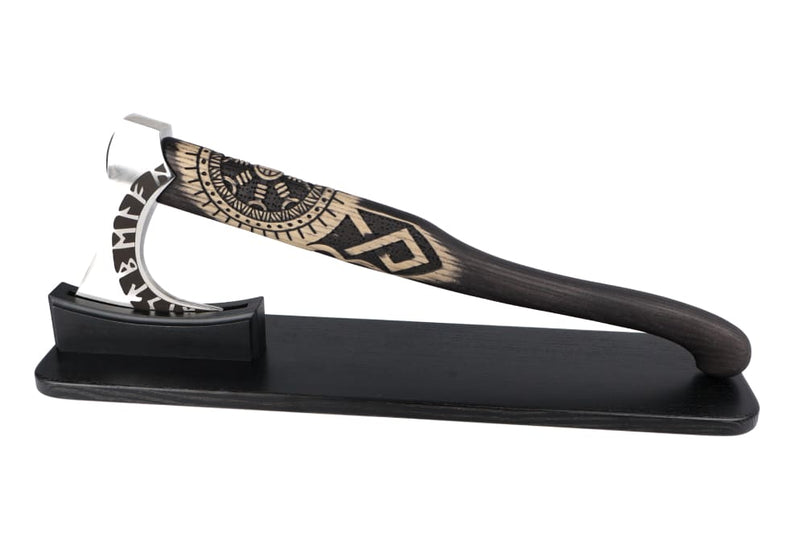Custom Stand for Axe | Viking Axe Wooden holder | Axe Stand